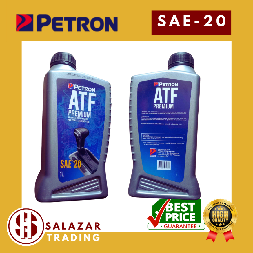 PETRON ATF SAE 20 PREMIUM AUTOMATIC TRANSMISSION AND POWER STEERING ...