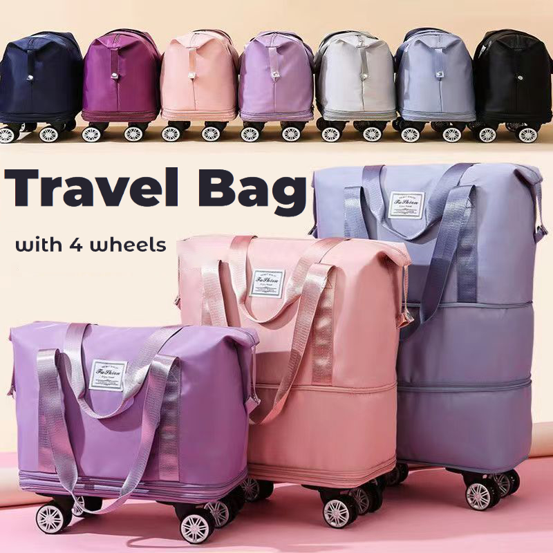 Versatile Wheel Luggage Bag Expandable Multi-Functional Foldable Bag ...