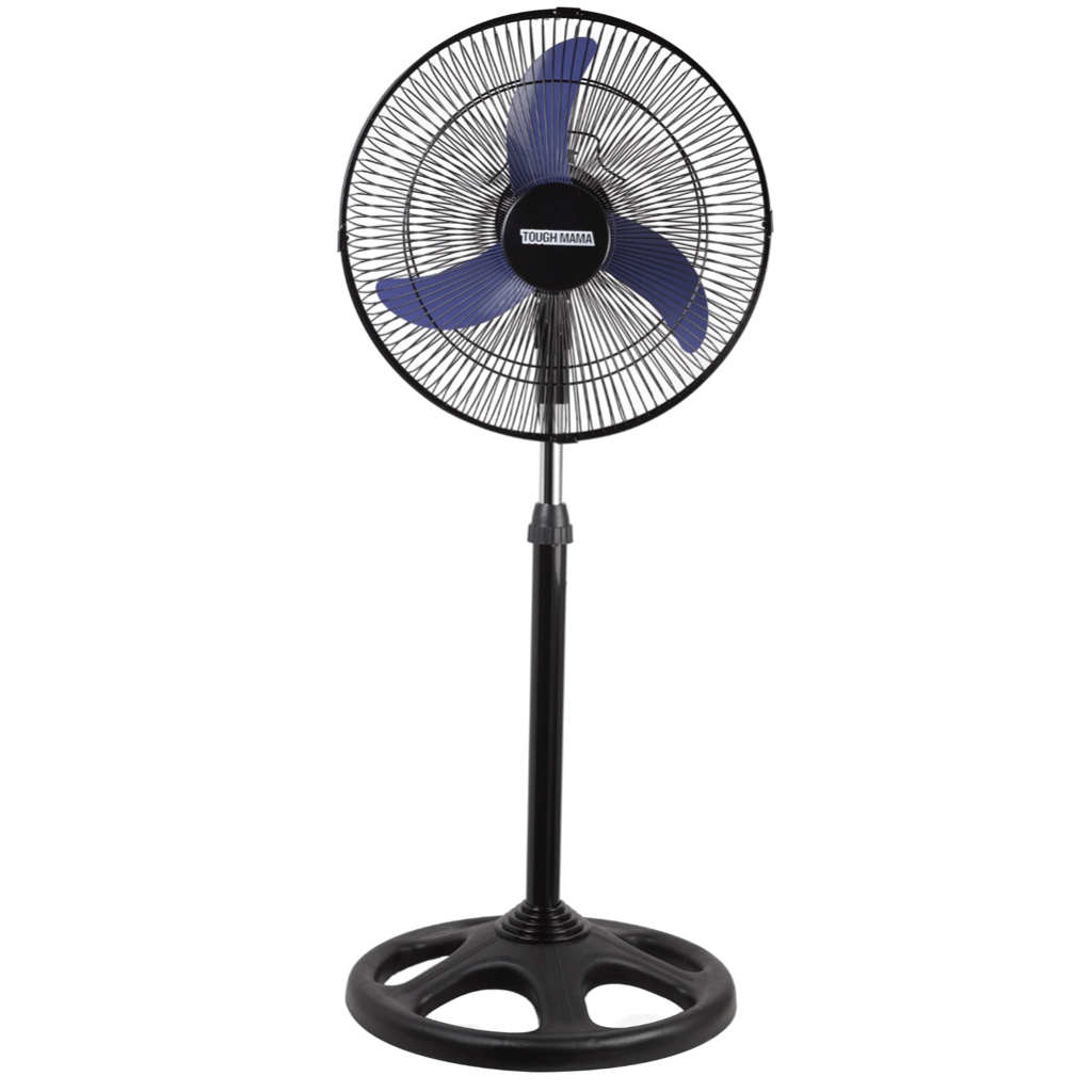 Tough Mama NTM16-3 Electric Stand Fan 16" Oscillating Heavy Duty Energy ...