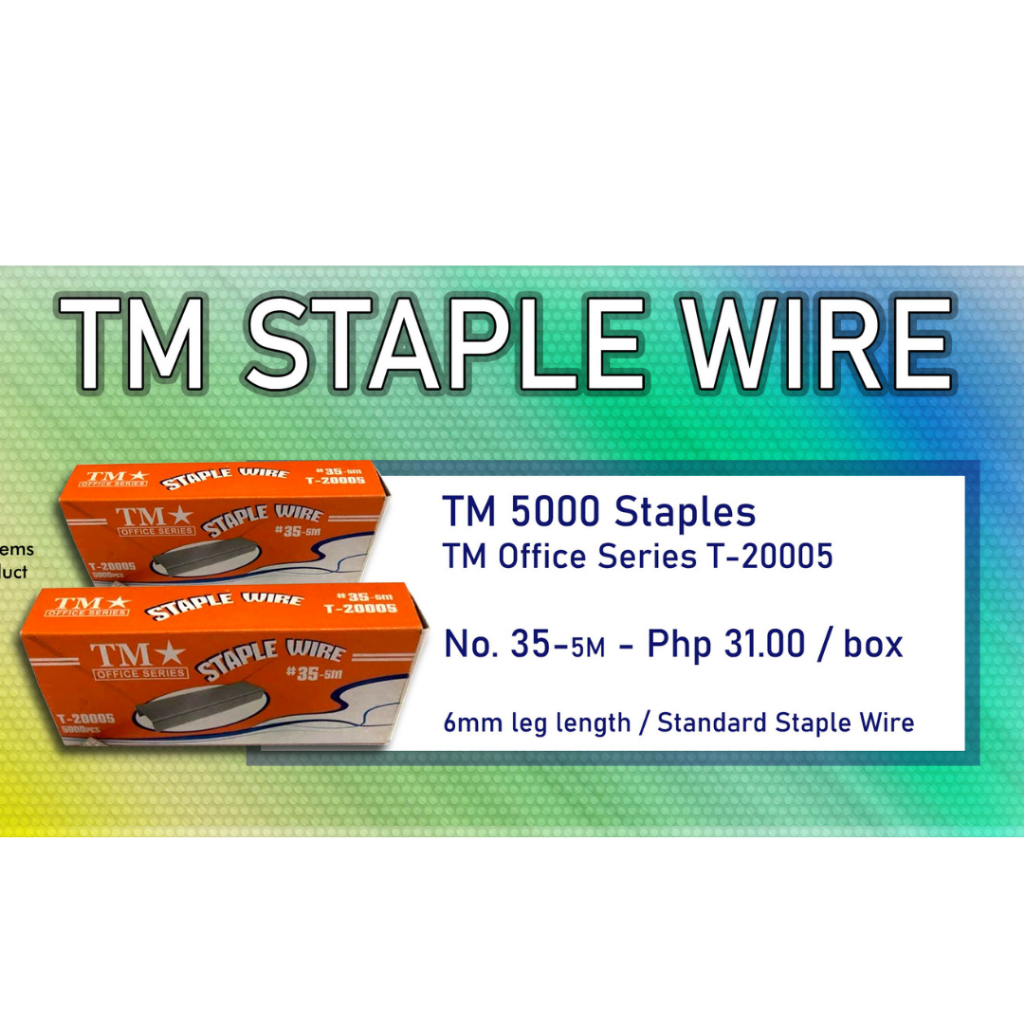 TM Staple Wire #35 (T-20005 / 5000 Staples) | Shopee Philippines