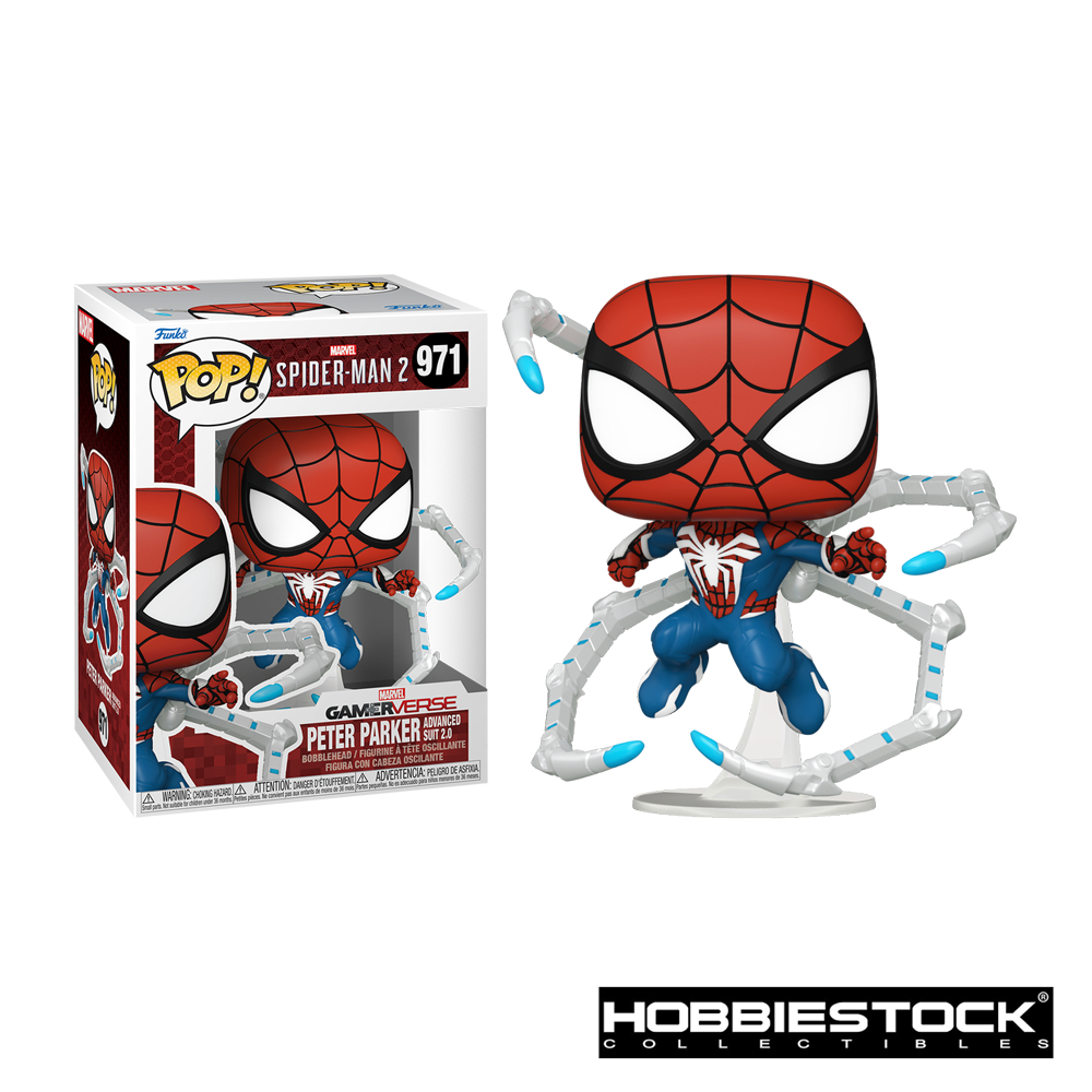 Funko Pop! Games: Spider-Man 2 - Peter Parker Advanced Suit 2.0 ...