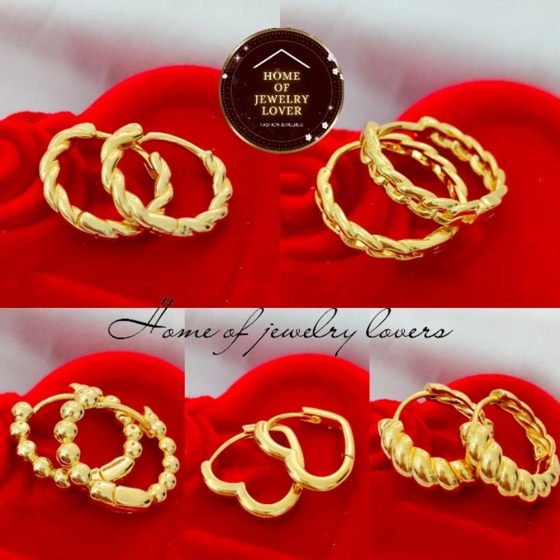 Trendy loops earrings COLLECTION | Shopee Philippines