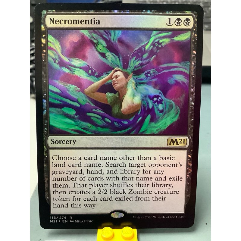 MAGIC: The Gathering - Necromentia FOIL (Core Set 2021) | Shopee ...
