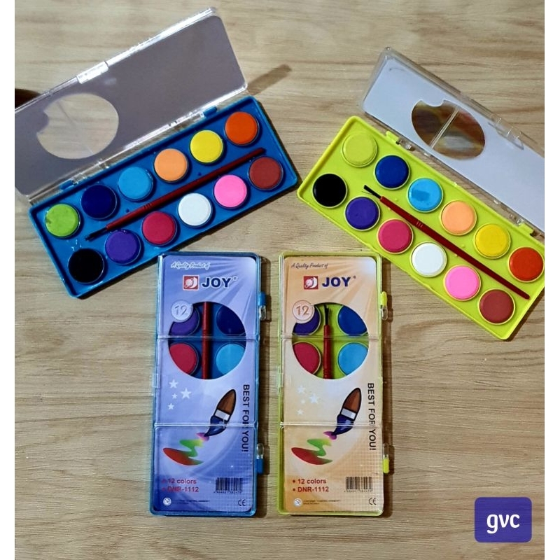 Joy Water Color 12 Color. DNR-1112 ( 1 set ) | Shopee Philippines