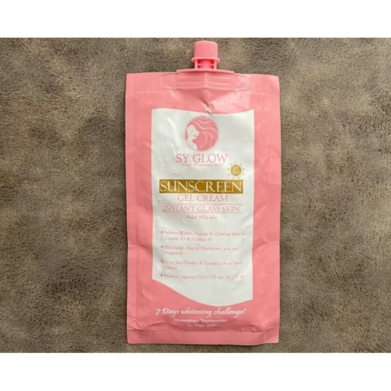 SY GLOW GLASS SKIN SUNSCREE CREAM GEL SPF 40 | Shopee Philippines