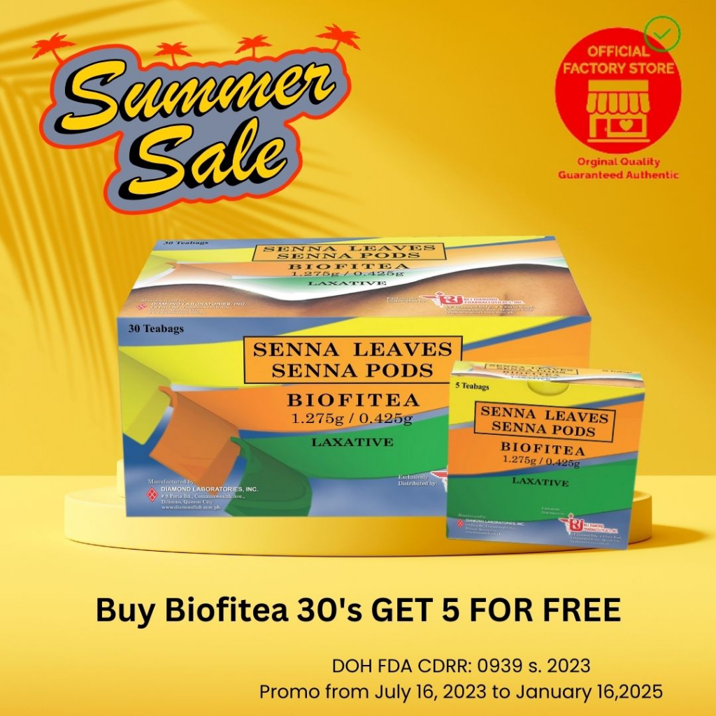 [Summer Sale] Biofitea Slimming Herbal Tea with Senna Leaves and Senna ...