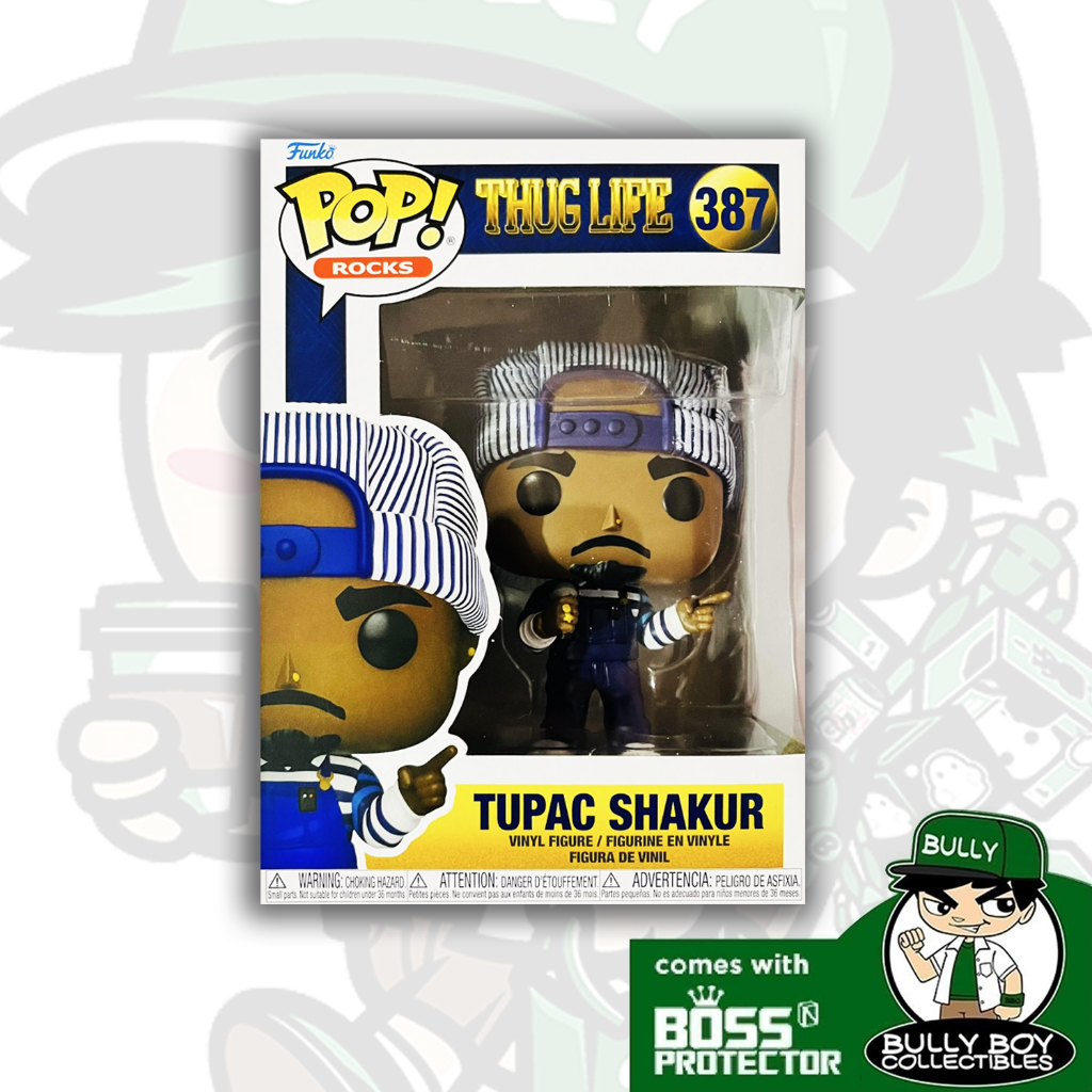 Funko POP! Rocks: Thug Life - Tupac Shakur 387 With Boss Protector ...