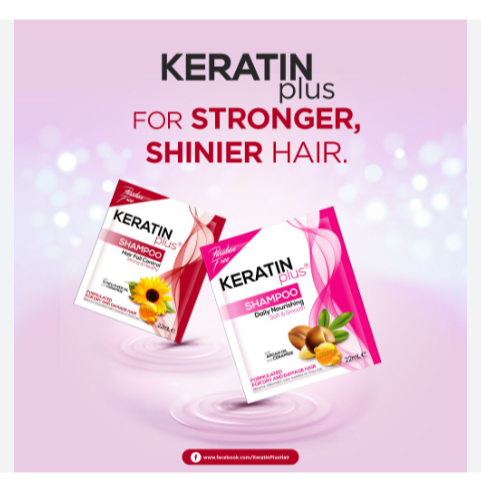 Keratin Plus Shampoo Pink/Red (22ml x 12) | Shopee Philippines