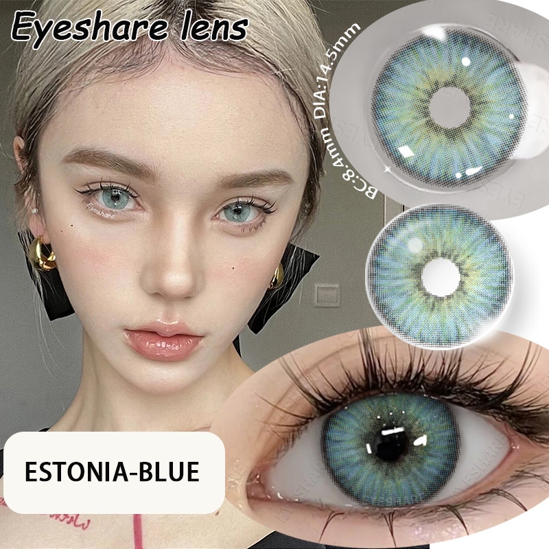 Eyeshare lens VIENNA gray and blue contact lens 2Pcs Doll Eye Lens 14 ...