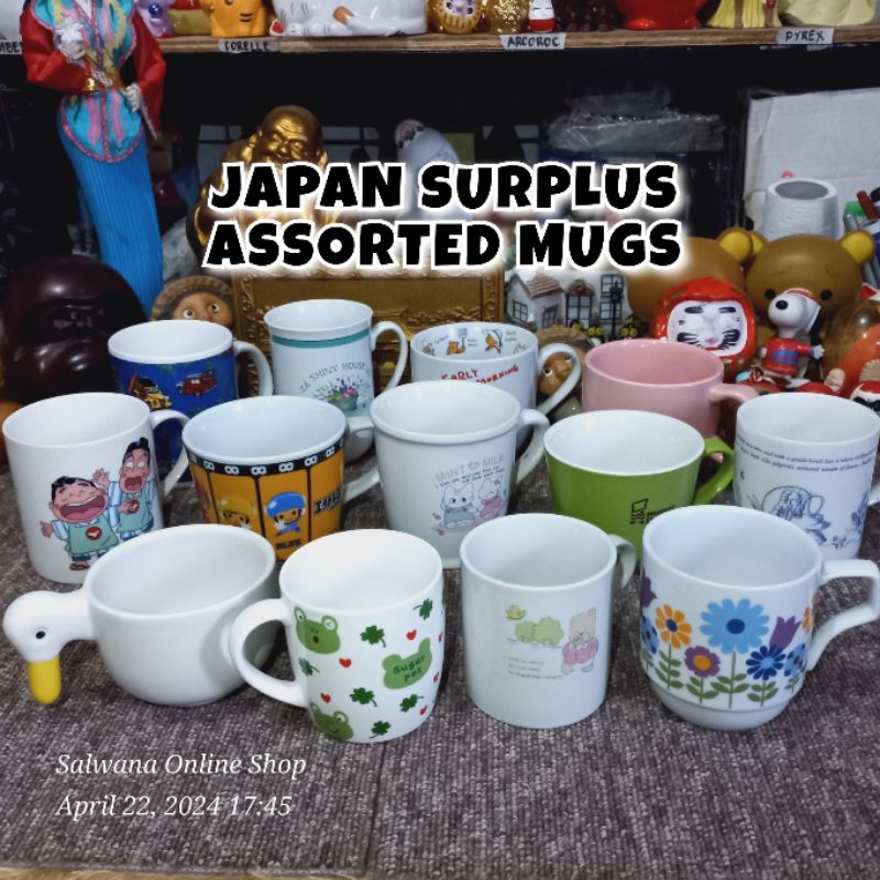 JAPAN SURPLUS ASSORTED MUGS | Shopee Philippines
