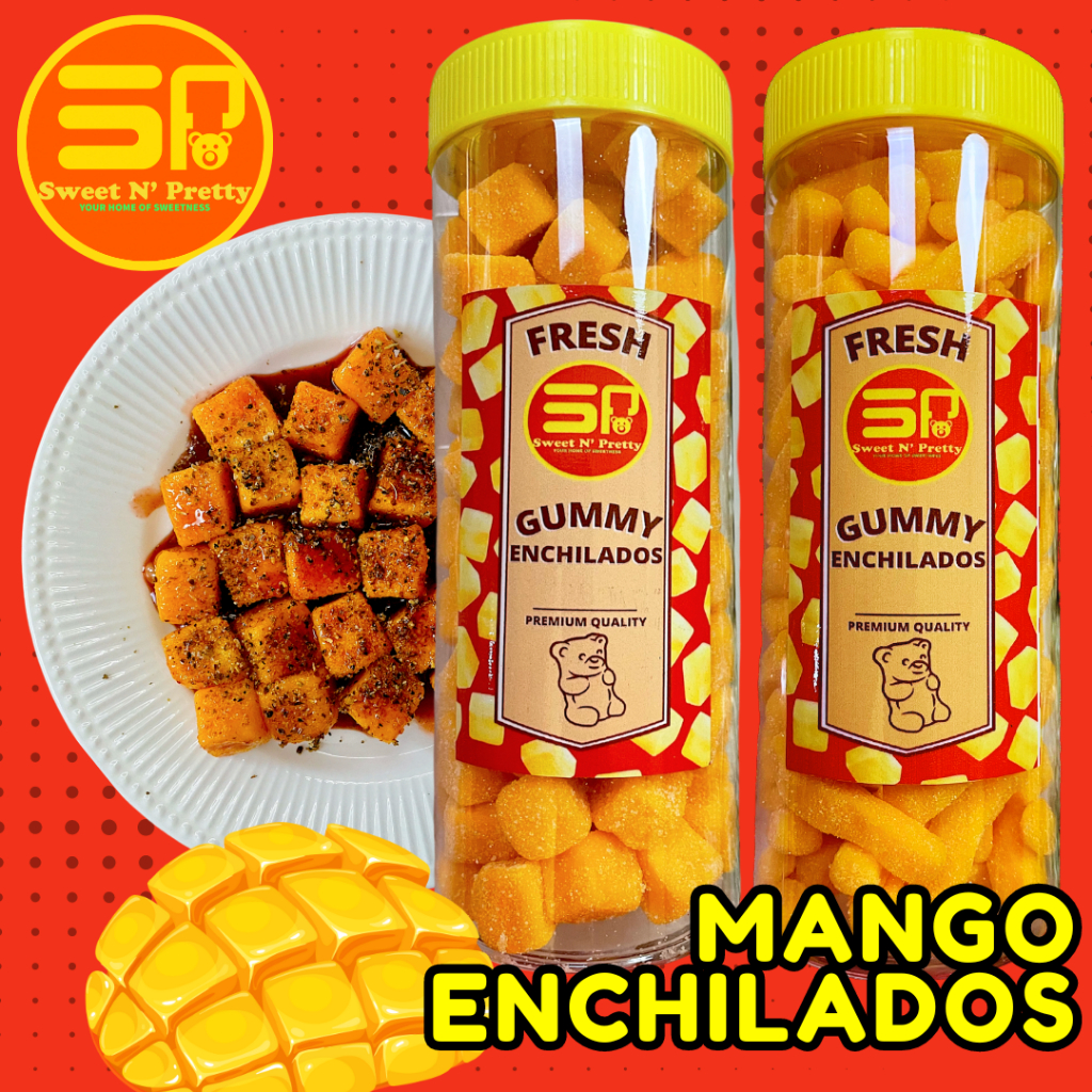 MANGO ENCHILADOS - Special Gummy Snack Sour, Salty, Sweet and Spicy ...