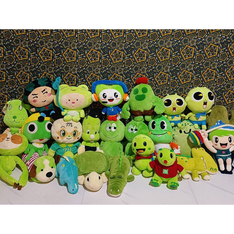 GREEN ASSORTED STUFFED TOYS | Shopee Philippines