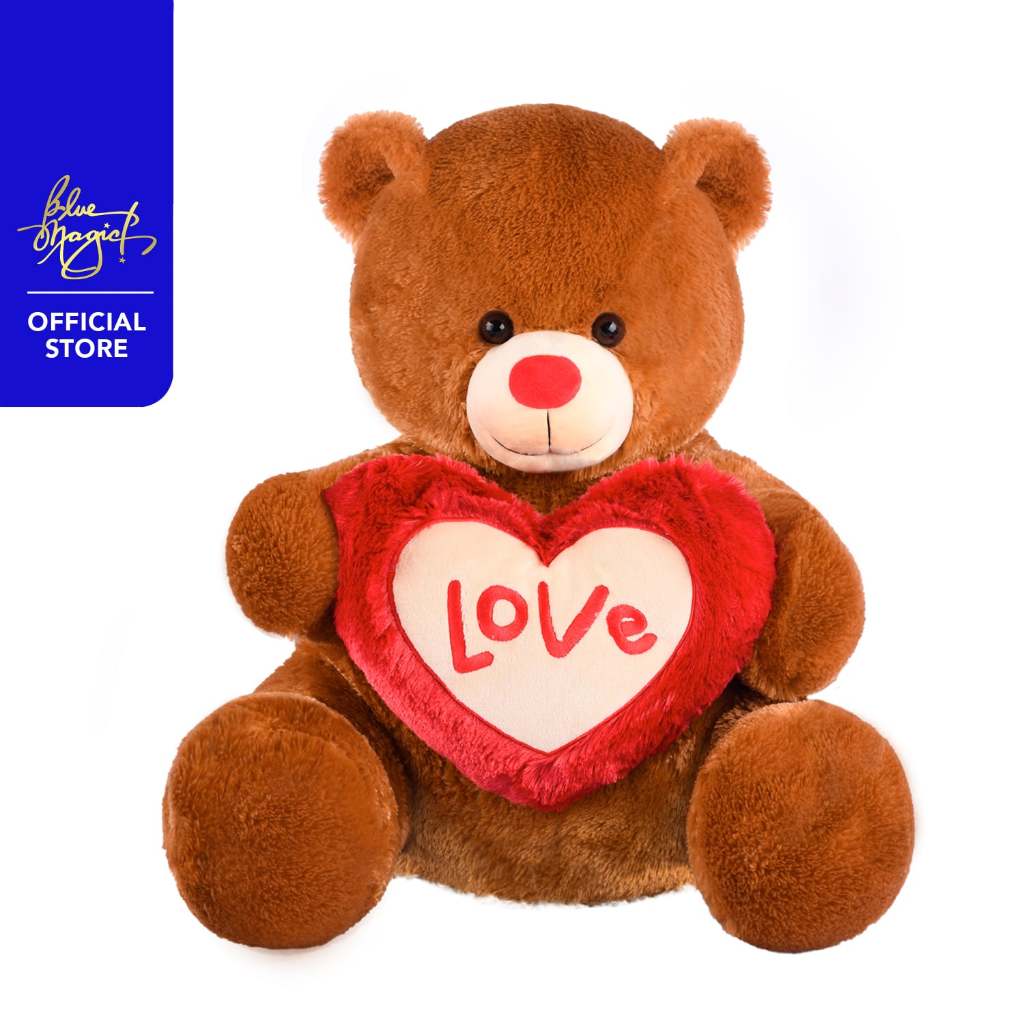 Blue Magic Tristan XL Moccasin Bear Stuffed Toy (With Free Dust Bag ...