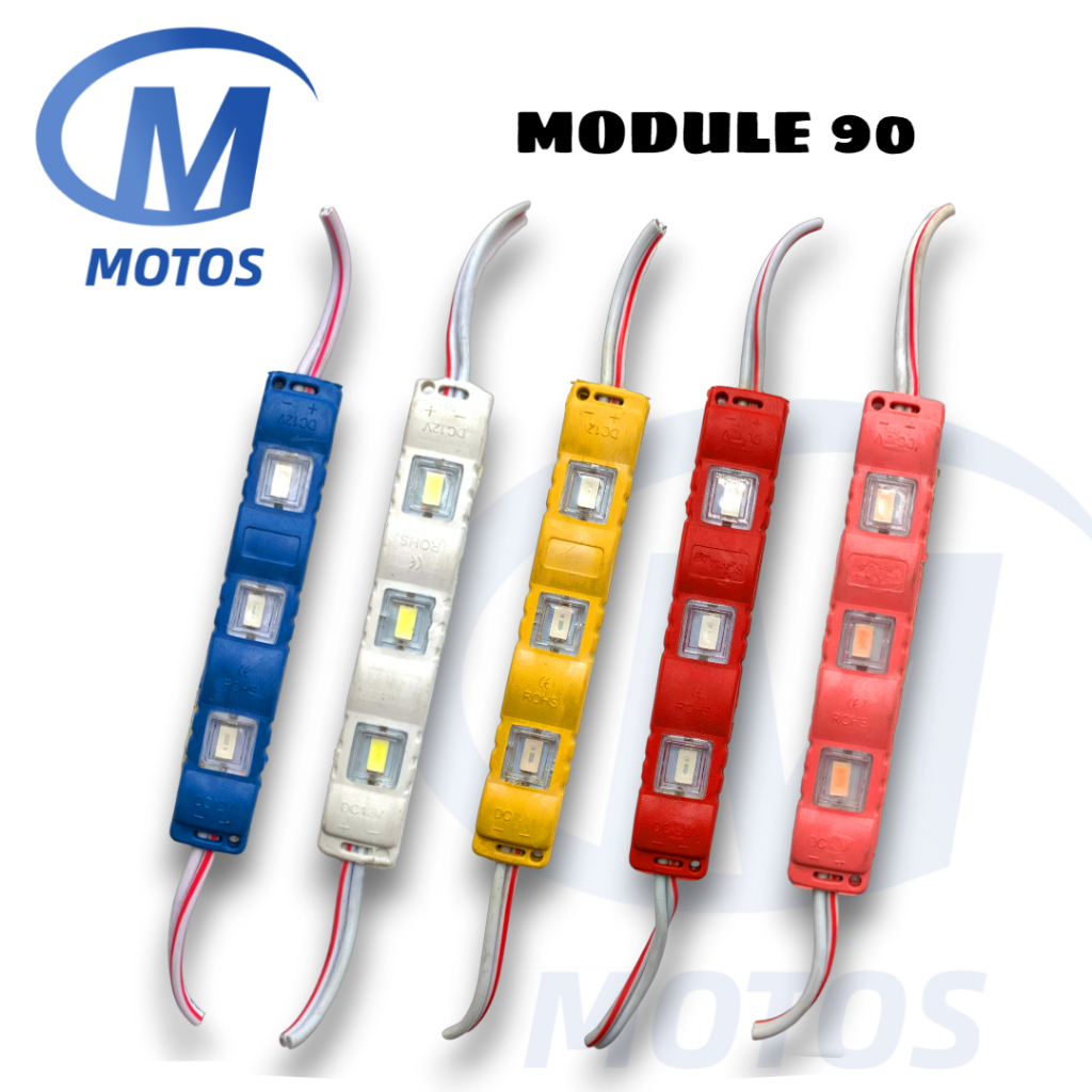 MOTOSPH MOTORCYCLE 1PC MOTORCYCLE CAR MODULE LED 3LED SQUARE LIGHTS ...