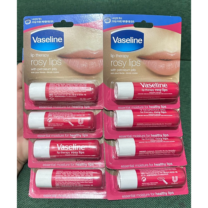 Vaseline Lip Rosy Lip Balm Stick with Petroleum Jelly 4.8g | Shopee Philippines