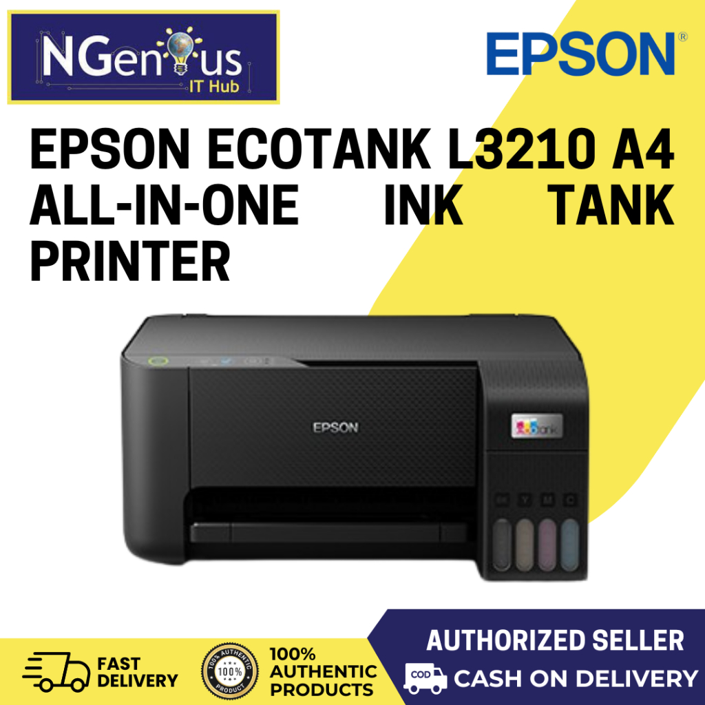 Epson EcoTank L3210 A4 All-in-One Ink Tank Printer | Shopee Philippines