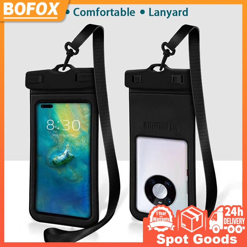 PVC Clear Window Swimming Rainproof Shell Touch Screen Photography ...