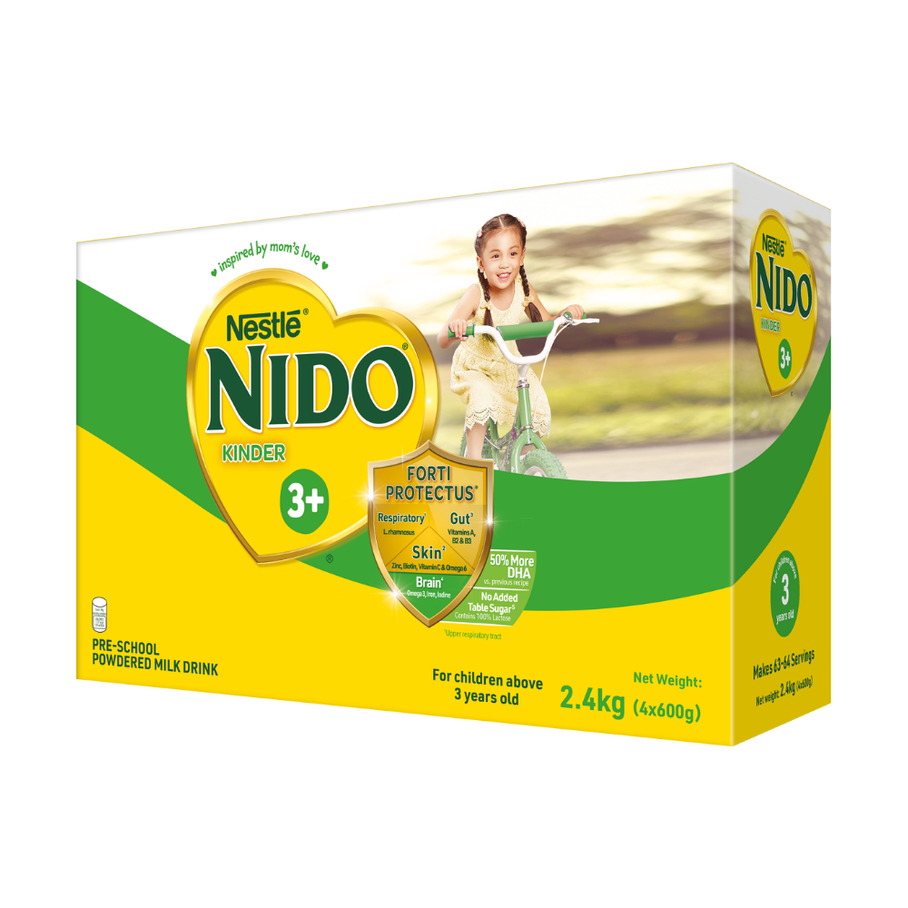 NIDO® 3+ Powdered Milk Drink For Pre-Schoolers Above 3 Years Old 2.4kg ...