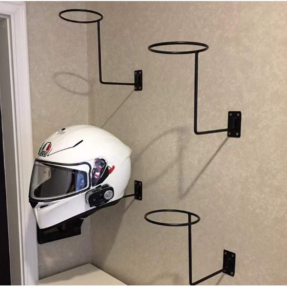 Yo-Fun Helmet Hanger Wall Mount Display Storage Cap holder thickened ...