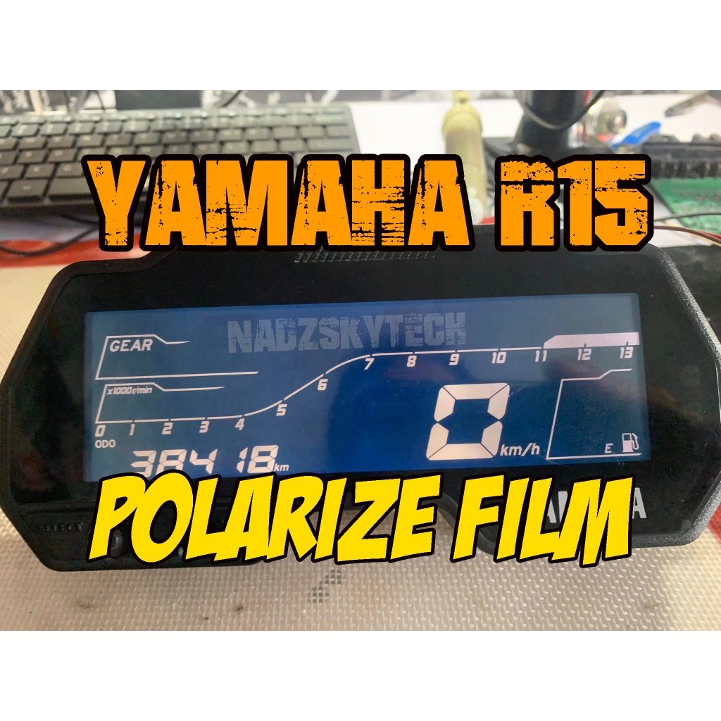 Bottom Polarize Film Yamaha R15 MT15 Speedometer Gauges Sunburn Repair ...