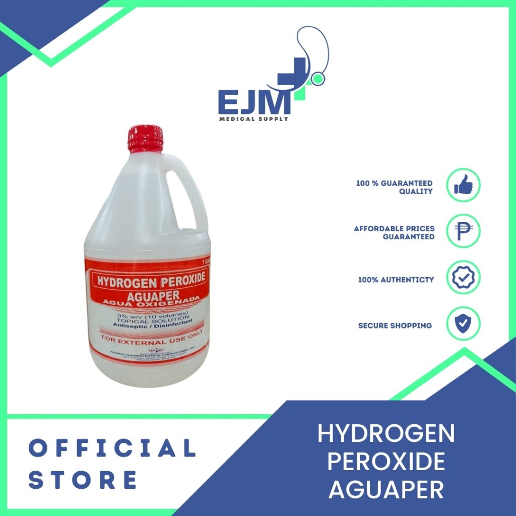 HYDROGEN PEROXIDE (AGUAPER) Agua Oxigenada 1 gallon | Shopee Philippines