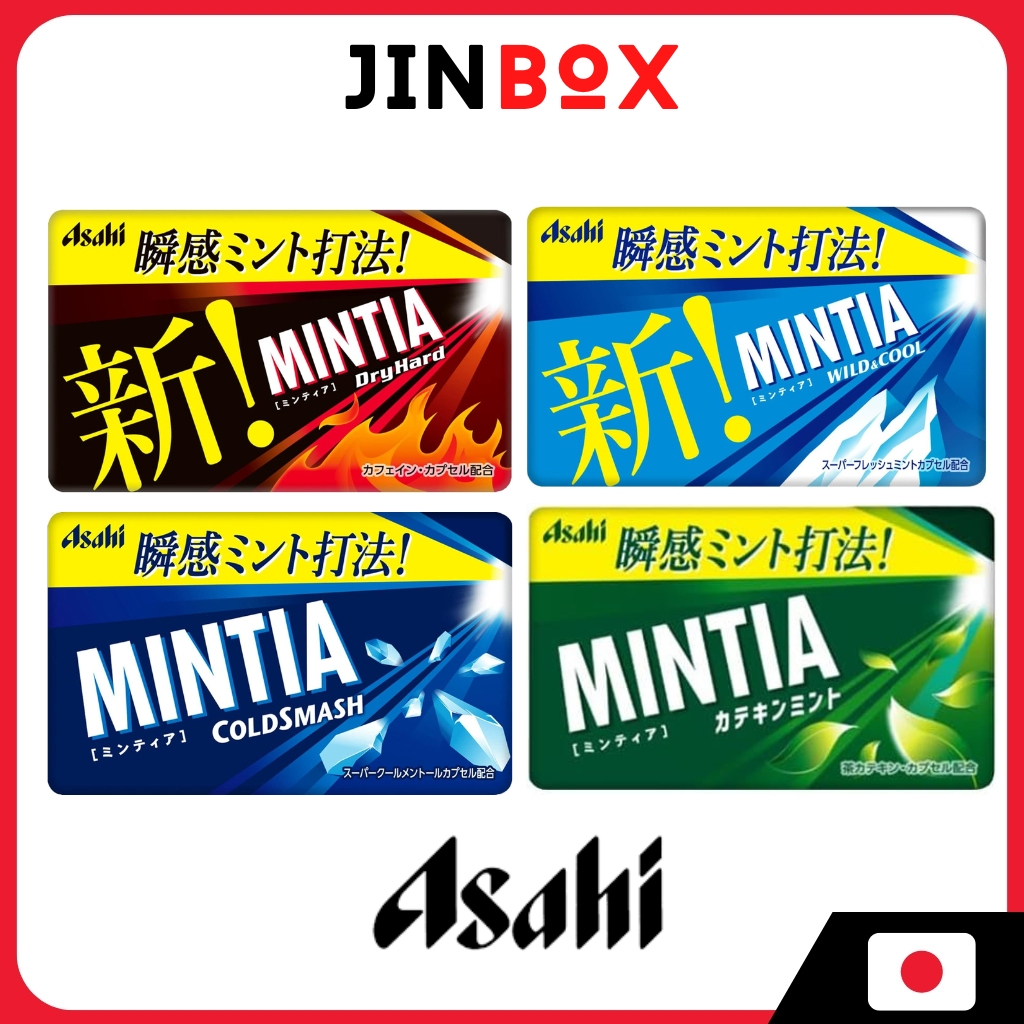 Asahi Food Mintia Dry Hard/ Coldsmash/ Wild & Cold / Catechin Mint ...