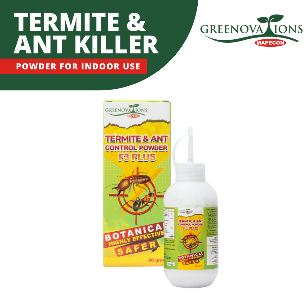 MAPECON GREENOVATIONS F3Plus Termite and Ant Killer Powder 80GRAMS ...