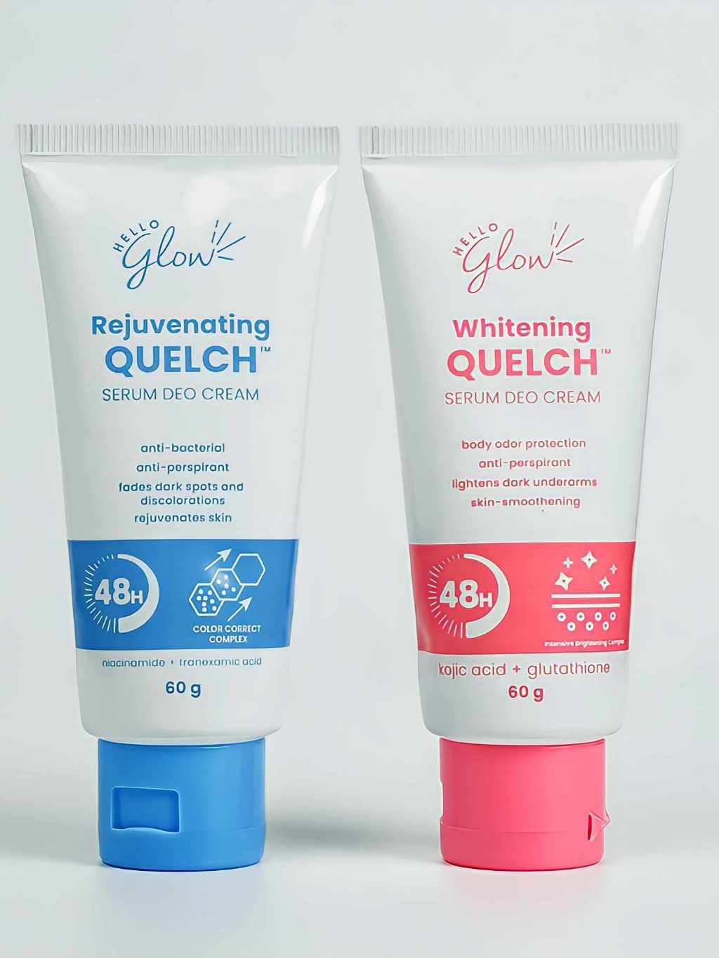 Hello Glow Quelch Serum Deo Cream 55g | Shopee Philippines