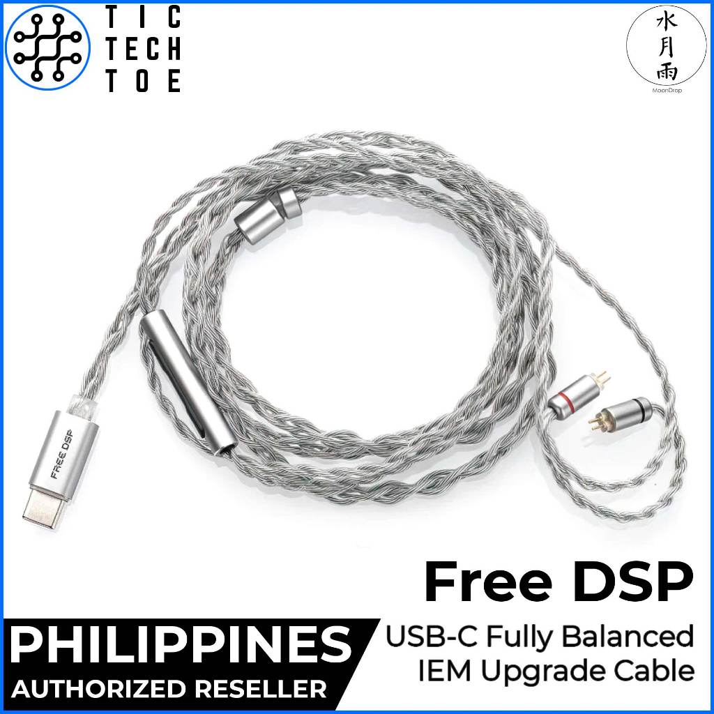 Moondrop FreeDSP / Free DSP USB Type C Custom Sound Earphone IEM Upgrade Replacement Cable With ...