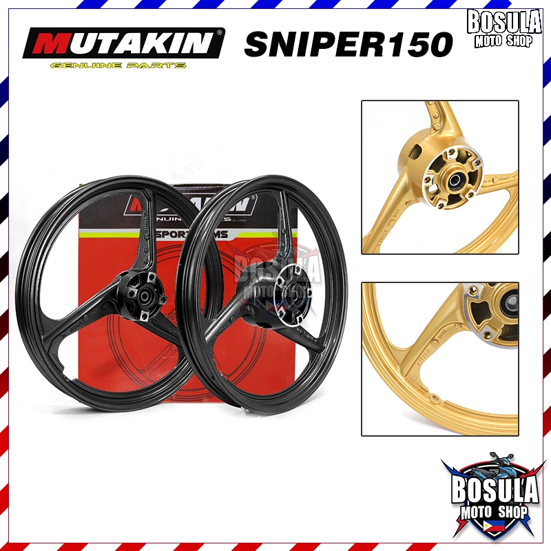 MUTAKIN Mags Rims 3 Spoke Sniper155 Sniper 150 Front Disc Rear Disc 1.4 ...