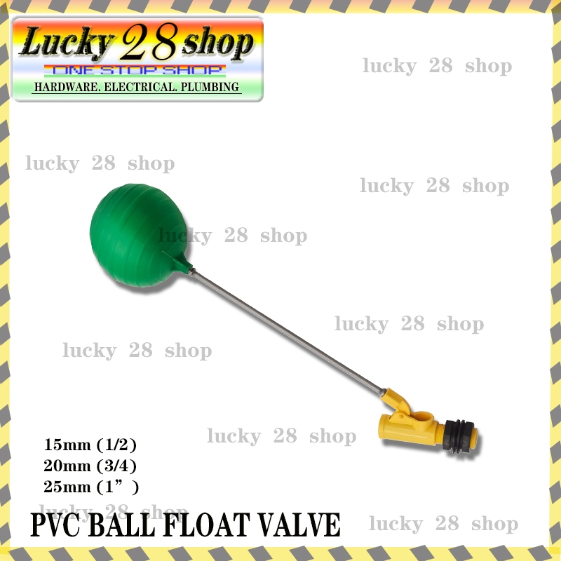 PVC BALL FLOAT VALVE FOR CONTROLLING WATER LEVEL (AUTOMATIC) | Shopee ...