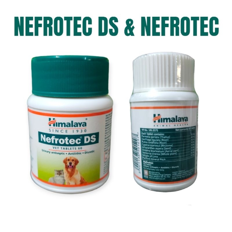 NEFROTEC DS , NEFROTEC LOCAL tablets for pets 60tablets | Shopee ...