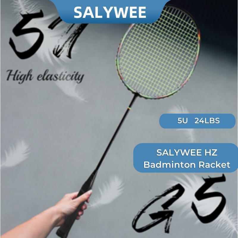5U 30lbs Badminton Racket Single Full Carbon Firber for Training ...