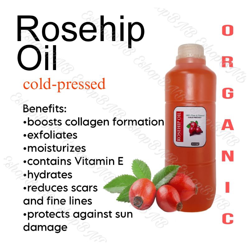 Rosehip Oil | Organic | Cold-pressed | For External Use Only | Shopee ...