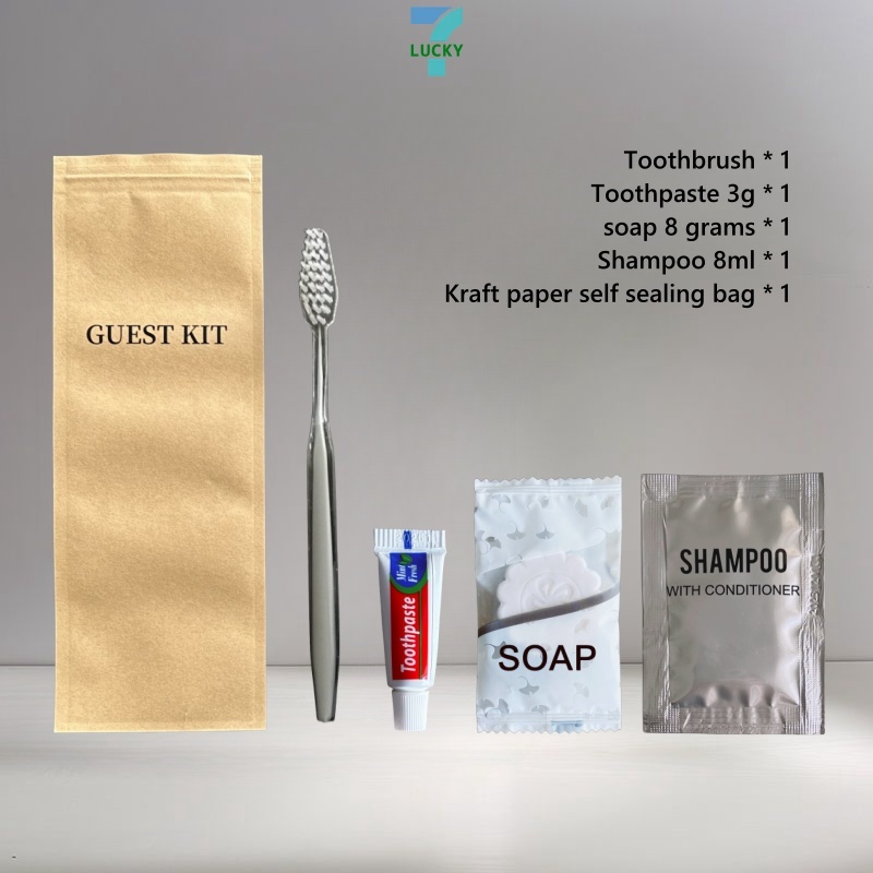 100sets Hotel Guest Kit Toothbrush, toothpaste, shampoo, soap with ...