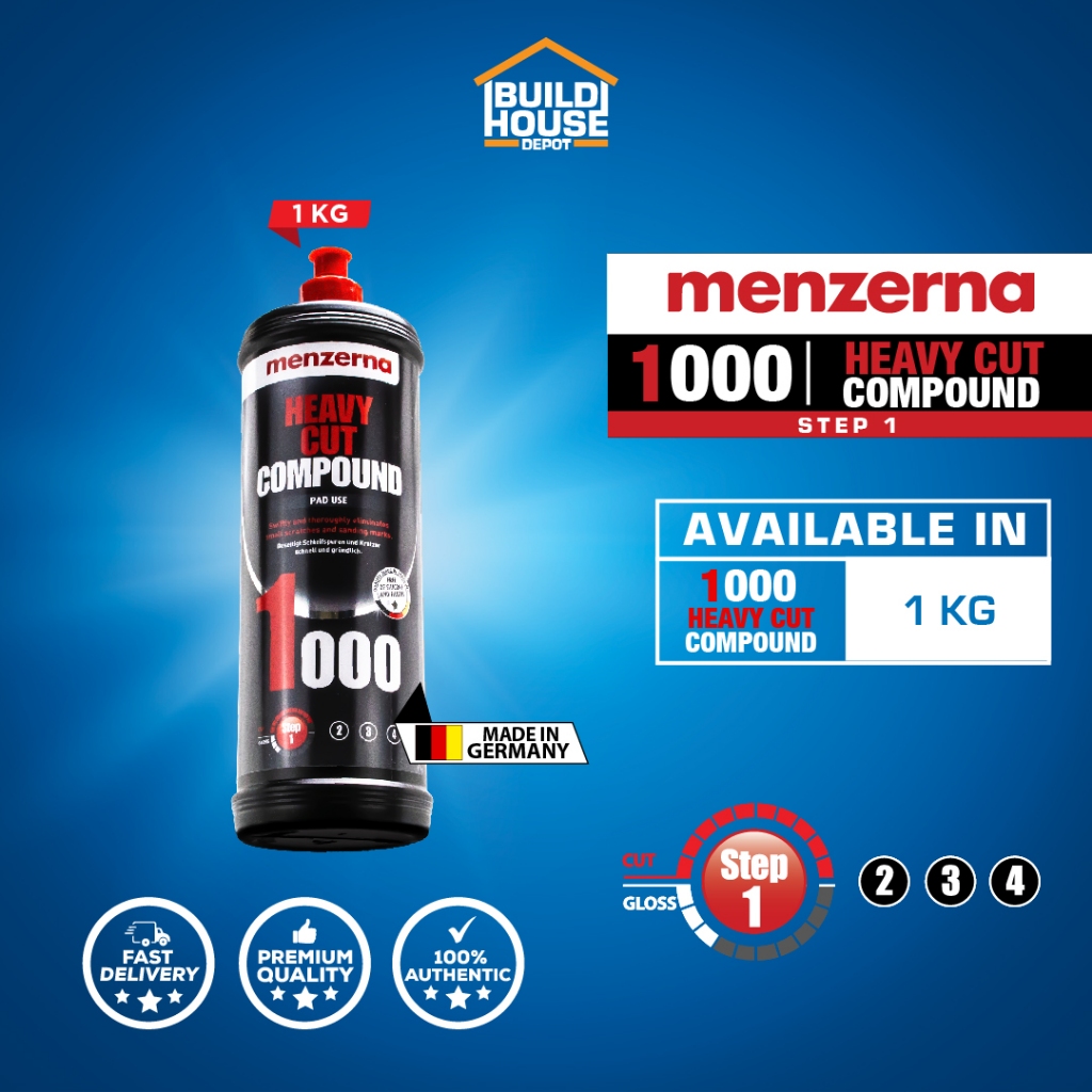 MENZERNA Heavy Cut Compound 1000 - 1kg | Shopee Philippines