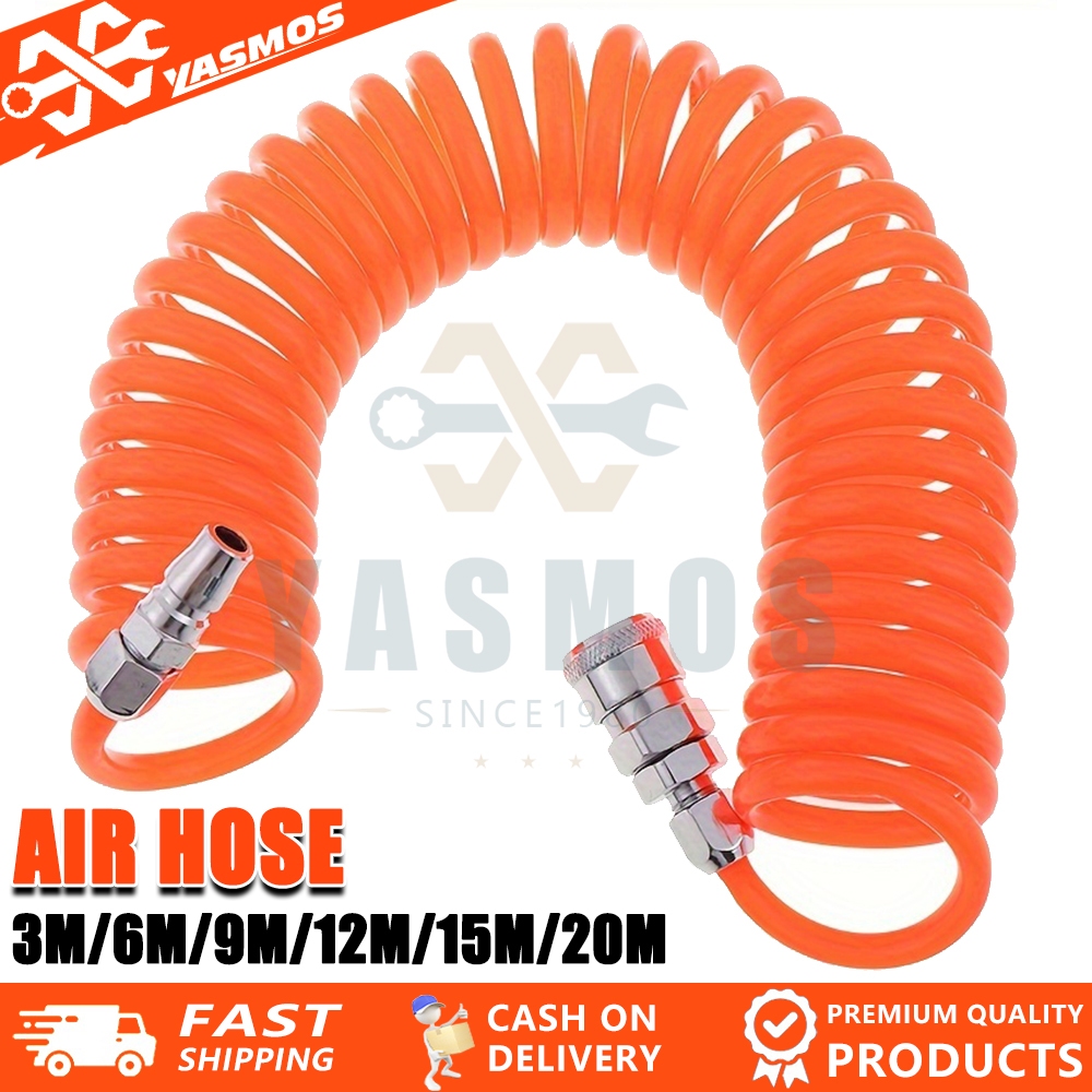 Polyurethane Pu Air Compressor Hose Tube Pneumatic Hose Spring Air Pipe ...