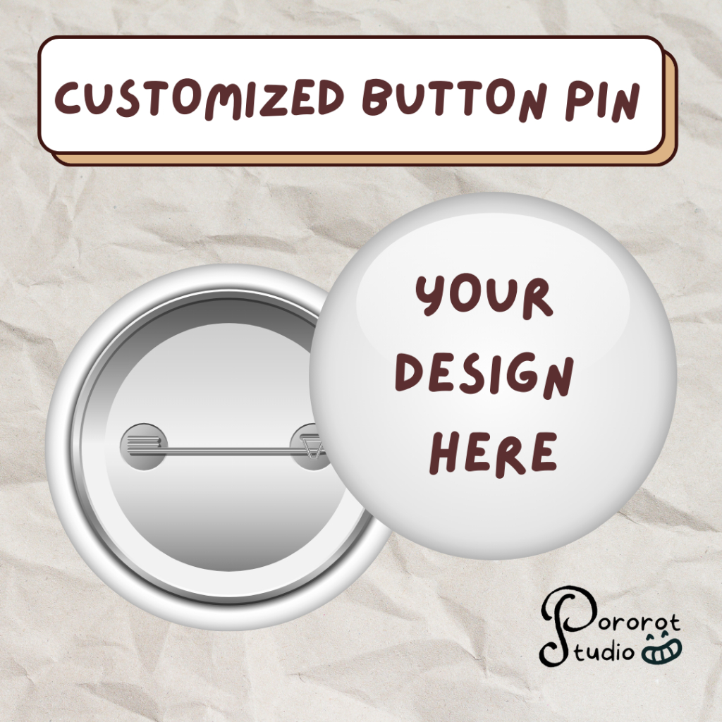 Button Pin Customize Personalize giveaways souvenir gift giftidea ...