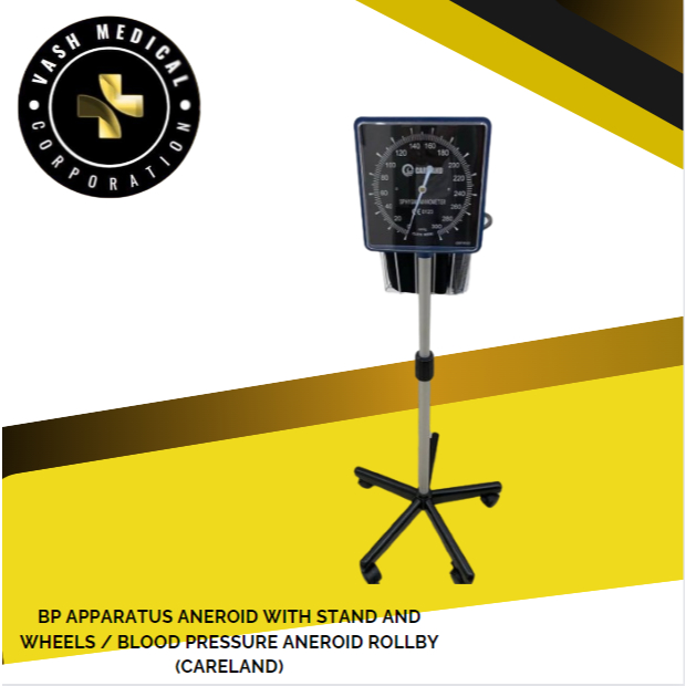 BP APPARATUS ANEROID WITH STAND AND WHEELS / BLOOD PRESSURE ANEROID ...