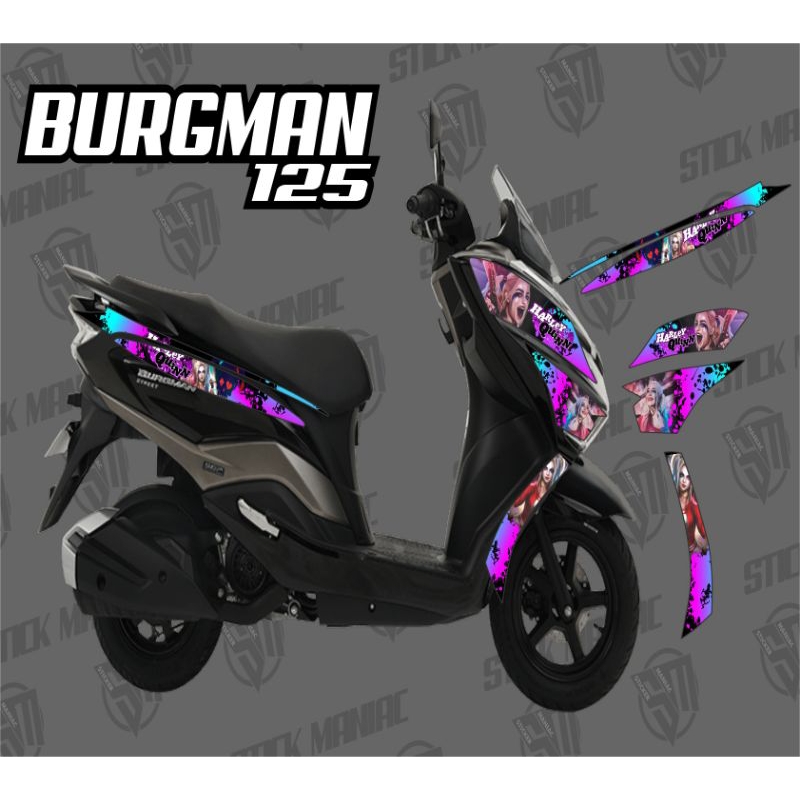 Suzuki Burgman decals stickers, laminated | Shopee Philippines