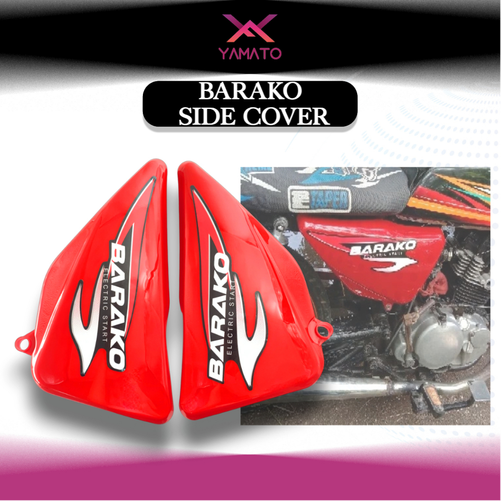 YAMATO MOTORCYCLE 1PAIR BARAKO BATTERY SIDE COVER | Shopee Philippines