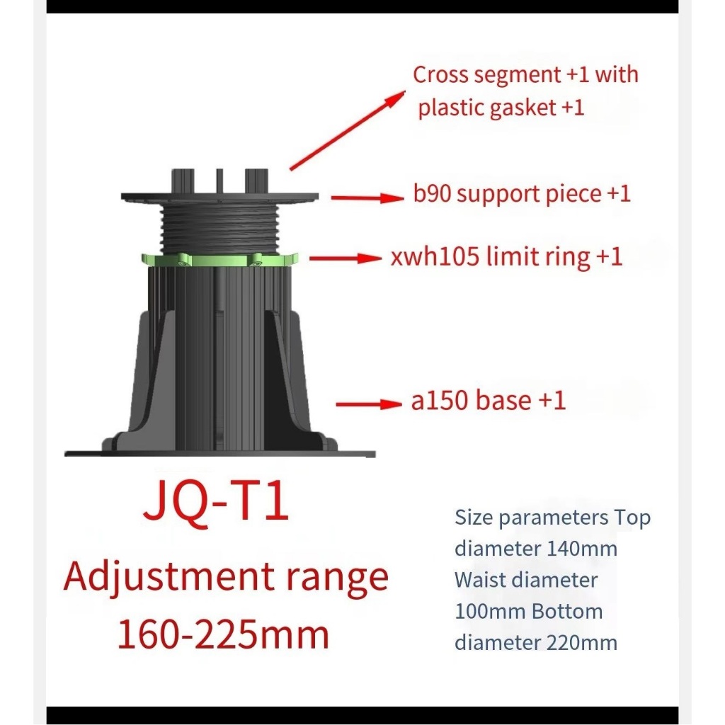 Universal support with adjustable telescopic reinforcement | Shopee ...