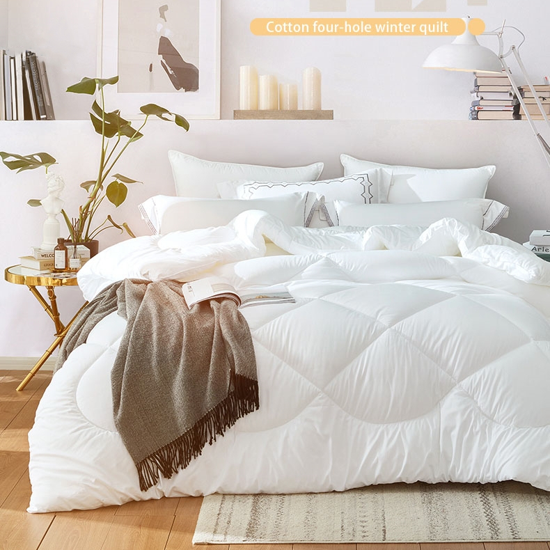 Thick White Comforter Duvet Filler Hotel Kumot queen Comforter single ...
