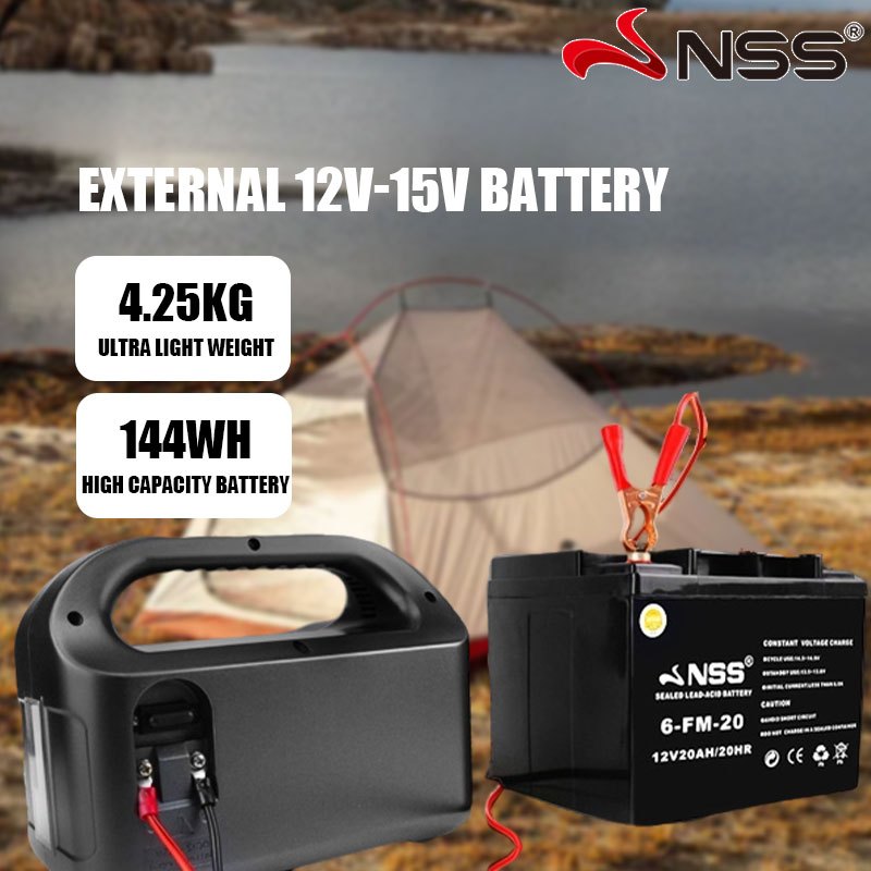 NSS Portable Power Station 500W Solar Generator US Output AC Outlet ...