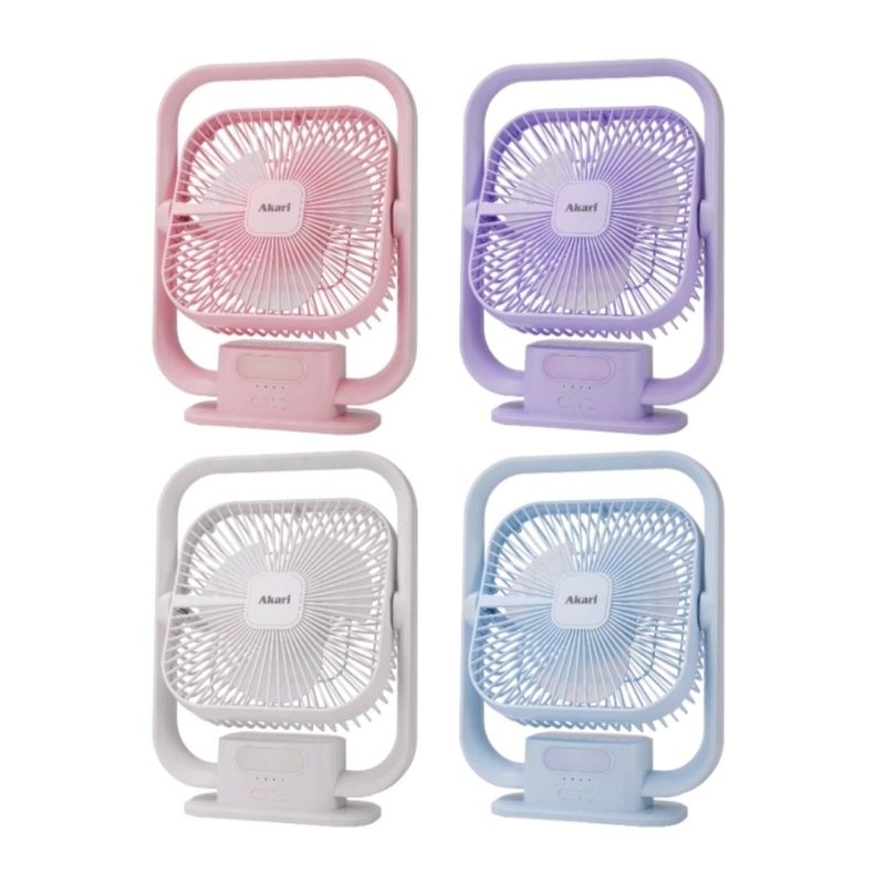 AKARI Rechargeable fan with light| Original | Shopee Philippines