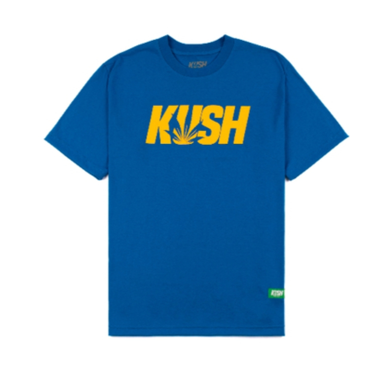 KUSH Co. OG LOGO YELLOW (Blue) Classic T-Shirt | Shopee Philippines