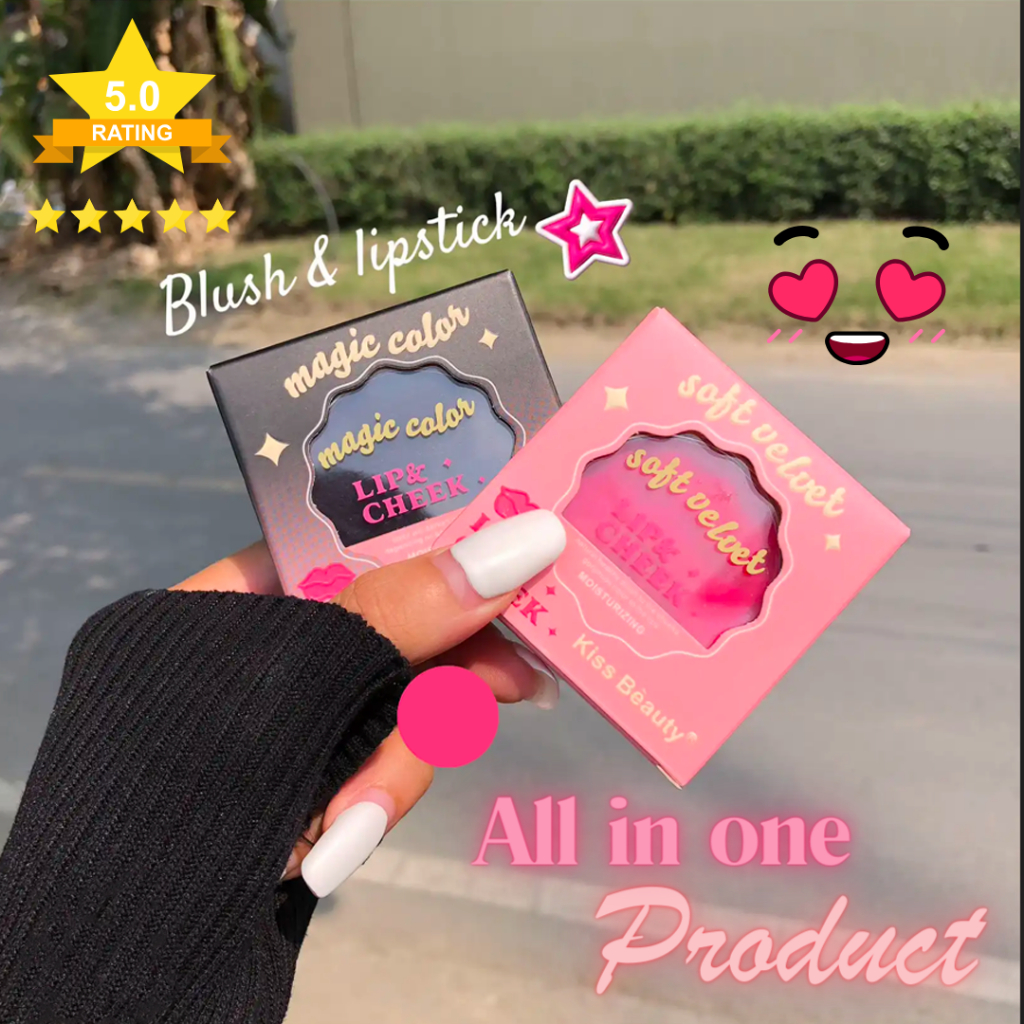 GnG 】Cosmetics 2 in 1 Lip & Cheek Multi Purpose Lipstick Long Lasting ...