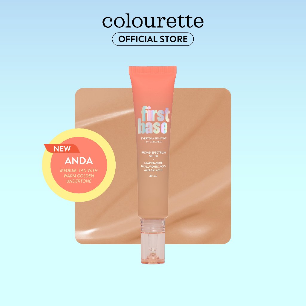 Colourette First Base Everyday Skin Tint SPF30 [Lightweight, Foundation ...