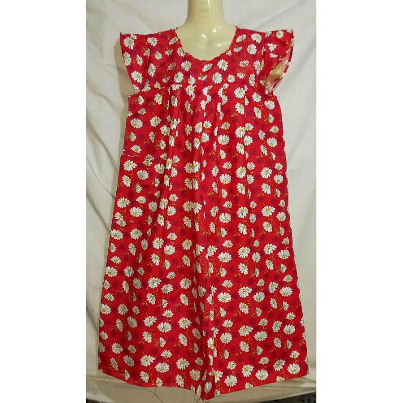 Miniflora Cotton Duster Embroidery Duster Daster Pambahay Pantulog ...