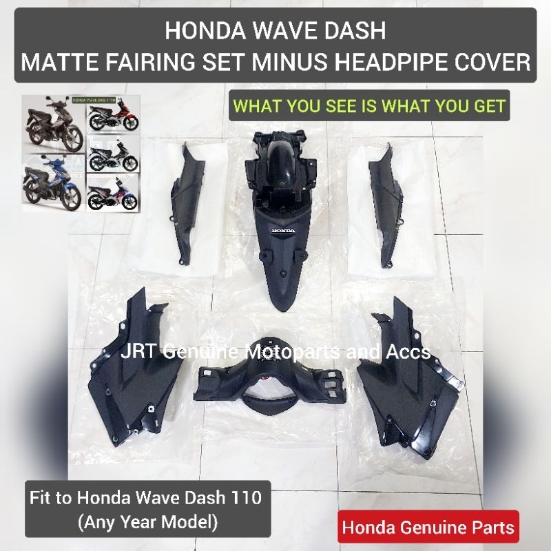 Honda Wave Dash 110 Genuine Original Matte Fairing Set without Headpipe ...